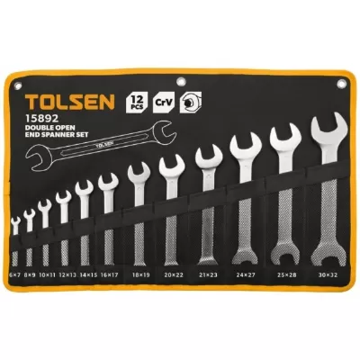 6-32mm Double Open End Spanner Set 12pcs | Royal.Tools Kuwait